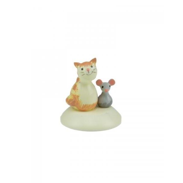 かわいいミニチュアの木製ネコのグッズ。まるで陶器のような輝きのある色付けがきれいなネコたちです。サイズ　2.2ｃｍ原産国　　ドイツ/オルバンハウ