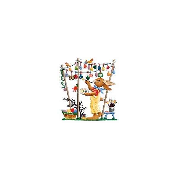 サイズ　約　12X9　ｃｍ原産国　ドイツ/ディーセン製造　　ウィルヘルム・シュヴァイツァー工房原材料　錫完全な手描き作品の為、掲載写真とお届け作品の色パターンが違う場合がございます。