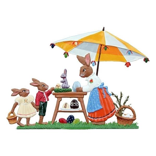 サイズ　約 6 x 10 ｃｍ原産国　ドイツ/ディーセン製造　　ウィルヘルム・シュヴァイツァー工房原材料　錫完全な手描き作品の為、掲載写真とお届け作品の色パターンが違う場合がございます。