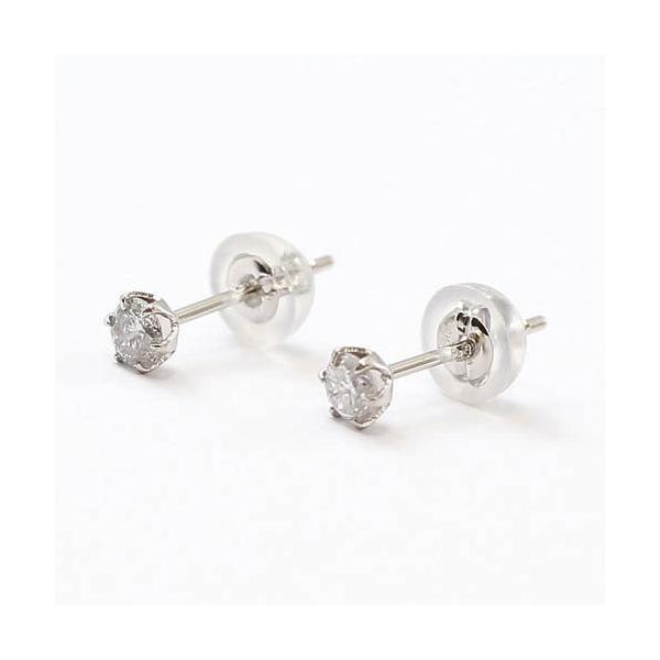 2石合計約0.2カラット（I1クラス）直径約3mmもの天然ダイヤモンドを使用した贅沢なピアスをプラチナ台にセッティング☆高級感漂う、一生もののダイヤモンドピアスです。ダイヤを支える台座、キャッチにも高級素材プラチナ900を使用。合計0.2c...