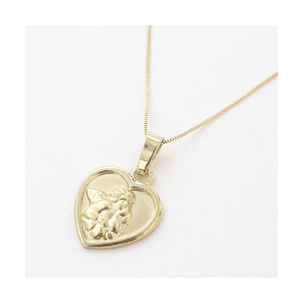 ゴールドを贅沢に使用した、キュートで粋なドイツ製天使ペンダント。ゴールドのチェーンもセットされた本格仕様です。どんな服装にも合わせやすく、カジュアルはもちろん、オフィススタイルやフォーマルなスタイルに合わせて頂いても素敵です！　また、ダイヤ...