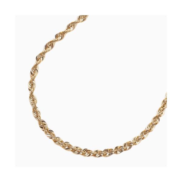 日本製 国産【Made in Japan】18金 K18 18K Gold GOLD シャイニーカット シャイニーロープ ネックレス チェーン パイプロープ きらきら 上品 男女兼用 メンズ レディース 42cm 刻印入り 華奢 記念日 お...