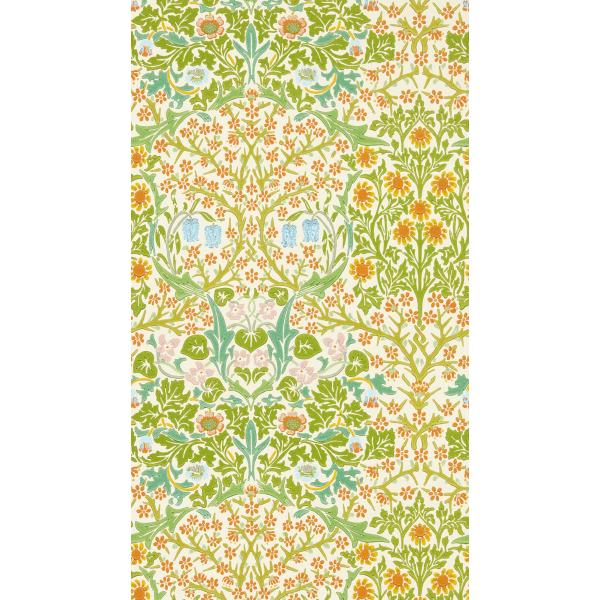 Blackthorn 217105壁紙海外取寄品穏やかなカラーの組み合わせで、小さな空間でも美しく映えるデザイン。1892年にジョン・ヘンリー・ダールによってデザインされたもので、今回初めてベースの部分を白地で表現。ポップなピンクとスカイブ...