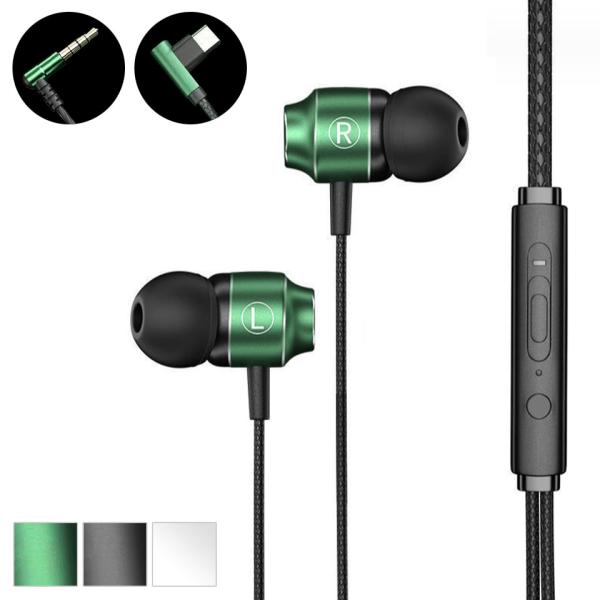 【カナル型有線イヤホン(3.5mmイヤホンジャック、Type-C)】有線タイプのイヤホン。カナル型なので外れにくく、高い密閉性で音漏れもしにくい有線イヤホンです。もちろん、マイク付きで通話も可能なので、テレワークやゲーミングにもオススメの有...