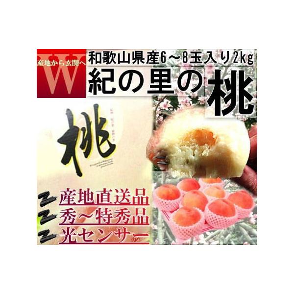 【発売日：2026年06月28日】　国内でも屈指の桃の産地である、紀の里で育てた桃を直送でお届けします！　当商品は見た目・味・鮮度ともに優れた、ご贈答や季節のギフトとして最適なフルーツです。　全ての果実を糖度センサーで選果しているため、農協...