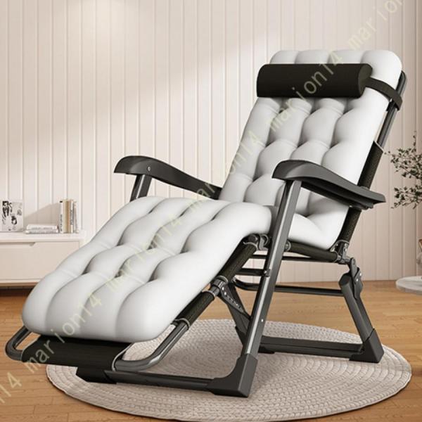 【商品】折り畳んだり携帯できる：組み立ては不要です。 ソファチェアは一人に適しており、さまざまな場面に適しており、昼休みなどに利用できる。【多段階リクライニング】個々の好みや体のニーズに合わせて角度を調整でき、腰部と背部をより良く支え、長時...