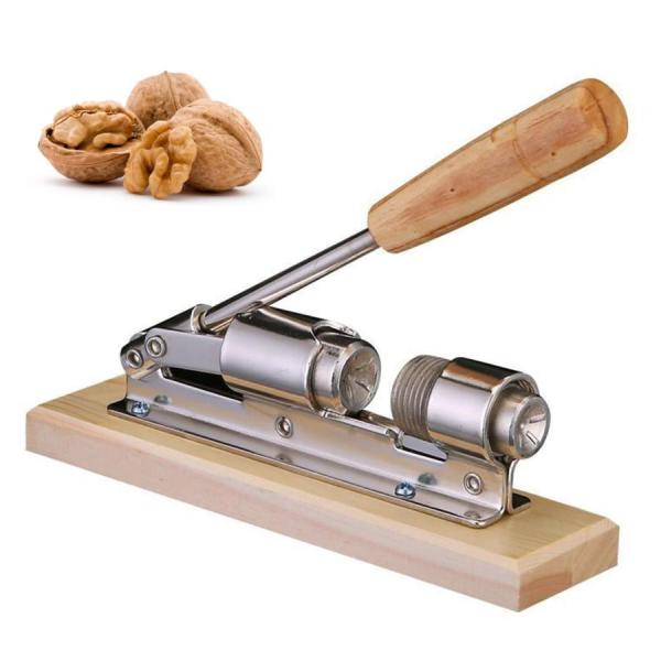 【高品質】クラッカーは、魅力的な木製ベースとハンドルグリップ、強固で耐久性のある重厚金属製で、信頼性の高い性能と長寿命を提供します。【便利な使い方】レバレッジの原理設計を採用することで、ナットを短時間で簡単に割ることができ、時間と労力を節約...