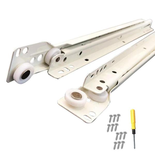 ▲ ローラー付き引き出しスライドは、寝室、キッチン、バスルーム、オフィス家具に欠かせない備品です。 効率的で耐久性のある家具の組み立てを行う場合、ローラー グライドは必須のアイテムとなります。 頑丈で安定した形状と適度な耐荷重性を備えていま...