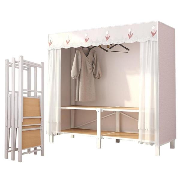 【ワードローブ カバー付き】大容量クローゼットハンガーラックで、衣類収納もラクラク！【組み立て不要】省スペース収納で、忙しいあなたに最適！【防水・防塵・防汚】との機能で、いつでも衣類が清潔に保たれます。【耐用性】環境にやさしい良質な素材で、...