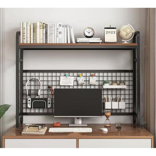 【机上ラック】パッケージにはインストールツールと図面がありますが、これは非常に簡単です、女性の方も簡単に組み立てる事が可能です。ハイタイプとなっておりますので、机上ラックとして抜群の収納力を誇ります。【スペースを節約】机の上の空間を有効活用...