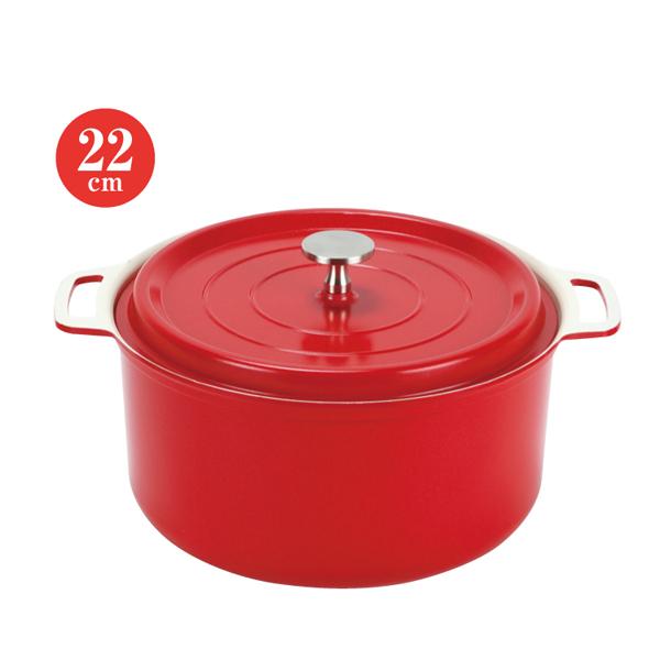 価格.com - パール金属 無水調理ができる セラミック加工 IH対応 両手鍋 22cm HB-5726 [レッド] (鍋) 価格比較