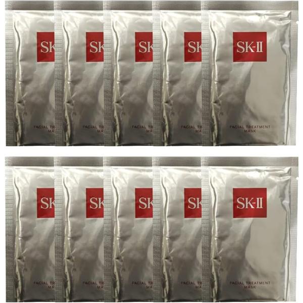 【商品名】　SK-II フェイシャルトリートメント マスク 10枚入 (国内正規品)【商品説明】　・内容量：10枚入【サイズ】　高さ : 4.83 cm　横幅 : 9.65 cm　奥行 : 14.99 cm　重量 : 250.0 g　※梱包...