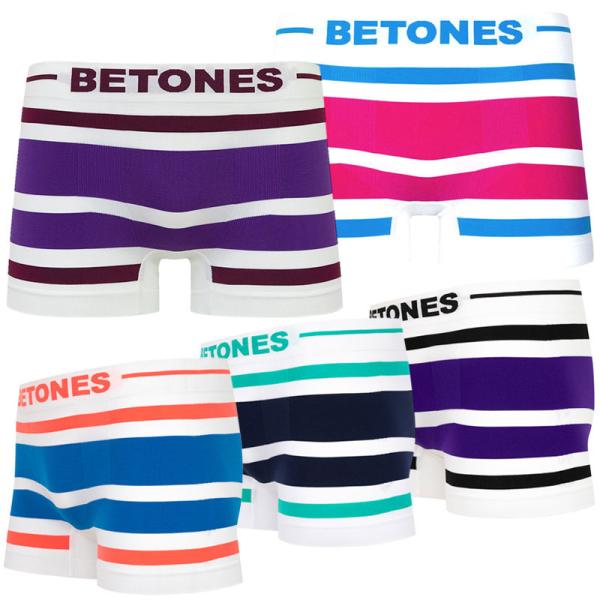 計算された遊び心と最新技術による新感覚アンダーウェア「BETONES(ビトーンズ)」。縫い目が少ない立体成型と引き算から生まれるデザインは、どんな体型にもFITするメンズ下着発のサイズフリー。伸縮自在でどんな状況であっても極上の履き心地は変...