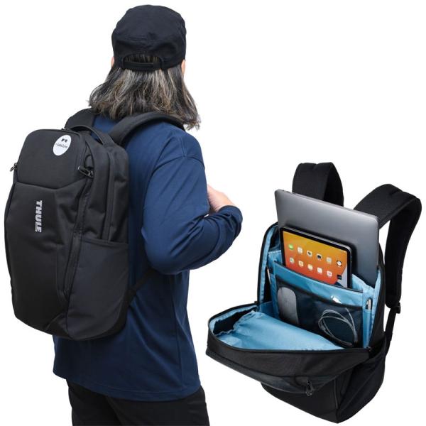 日々の通勤で幅広く活躍するサイズ。エコフレンドリーで保護機能が充実し、SafeZoneでより欠かせない小物を収納可能■素材：100％リサイクル1680ポリエステル■サイズ：約46×29×24cm[縦×横×奥行](対応サイズ：A4)PC収納ス...