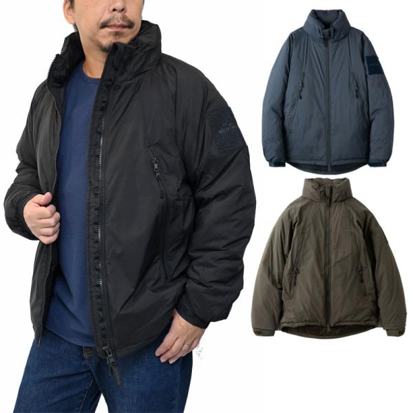 wintersale25ECWCS LEVEL7のHAPPY SUITSを街着に落とし込んだWILD THINGS定番のハッピージャケット。表地は撥水ナイロン、中綿にはPRIMALOFT SILVER INSULATIONを使用。当アイテム...