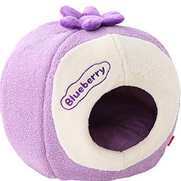 ころころま〜るい、ブルーベリーのドームベッド！小型犬にぴったりのサイズです。【材質・成分・素材など】ポリエステル、ウレタン【製造国】中国【サイズ】W52.0×D49.0×H41.0cm※開口部のサイズは約20×20cm【メーカー名】ペッツル...