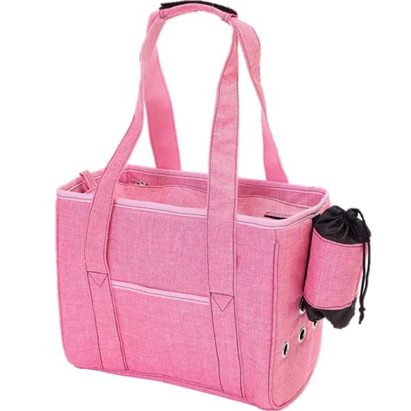 うさちゃん専用のキャリーバッグです。底面には防水トレーがついています。給水ボトル専用カバーもついていて、便利です。出入口の開閉はファスナーです。【カラー】デニムピンク【適応体重】6kg以下【サイズ】W33×D20×H26cm【内寸】W30×...