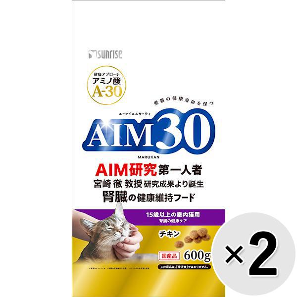 AIMの働きを助けるアミノ酸『A-30』を配合した猫の健康維持をサポートする総合栄養食です。室内で過ごす15歳以上のシニア猫の健康に配慮し低脂肪に調整※1。下部尿路の健康維持のためマグネシウム、リン、カルシウムを調整し※2、食物繊維の配合に...