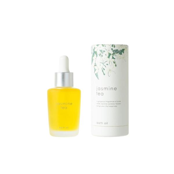 「商品情報」コメヌカ油（保湿成分）配合。ジャスミンサンバックが香る、オイルタイプの入浴料。ナチュラルな香りをお風呂の湯気と共に感じられます。お湯を入れた浴槽、またはお湯を張った洗面器に下記スポイト量を入れて入浴してください。全身浴（浴槽）：...