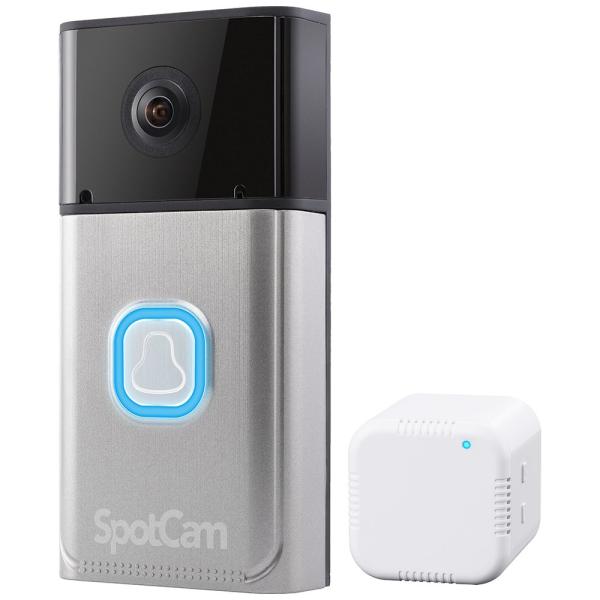 「商品情報」【NHK まちかど情報室で紹介されました! 】『SpotCam-Ring』は新しいタイプのフルHDビデオドアベル。世界のどこにいても、スマートフォンやタブレットで訪問者の様子を確認し、応答が出来ます。ピンポン詐欺対策や、民泊・ス...