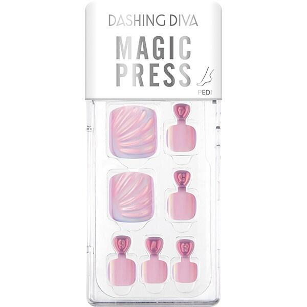 DASHING DIVA MAGIC PRESS（ダッシングディバマジックプレス）貼るだけ簡単、世界特許取得のジェルネイルチップ！全世界で2500万個以上を販売！スクエア、コフィン、ショート、オーバル、スティレット、ロングオーバル、ロングな...