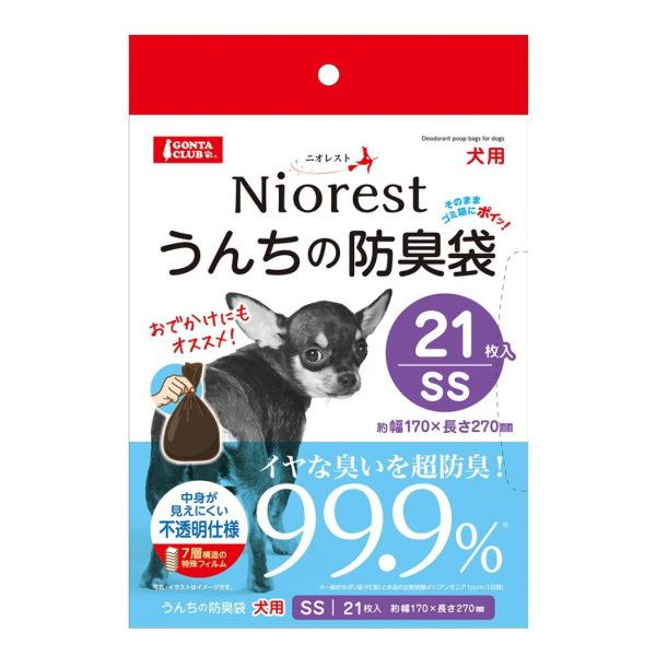 必需のマナー用品 イヤな臭いを閉じ込める防臭袋！7層構造の特殊フィルムで臭いを閉じ込め、中が見えにくい結びやすいソフトな袋です。容量: 21枚規格: 材質：ポリエチレン等耐冷温度：-20℃本体サイズ（mm）: 約170x270 対象動物: ...