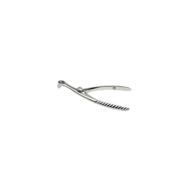 ●鼻孔に挿入し、先をひらいて鼻前庭を押し広げ、内部の検診、手術に用いる器械です。●鼻腔内をみるには欠くことのできない器械で、耳鼻科医の必需品です。●通常の検診に多く用いられます。●オートクレーブでの滅菌が可能なタイプです。もちろん、煮沸消毒...