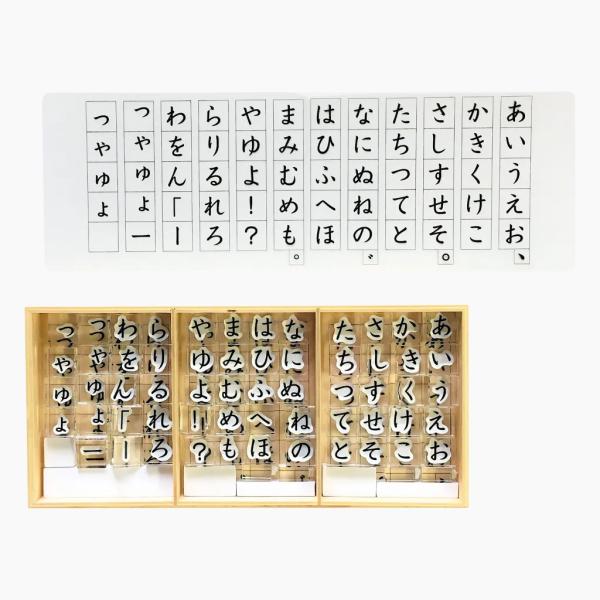 ●ひらがなを覚えたり、デザインに使用したり、指先を細かく動かしたりなど、いろいろな目的に利用できるスタンプです。（練習シート付）●ます目にピッタリ合わせやすいように、透明になっています。【サイズ】286×130×25mm、スタンプサイズ：2...