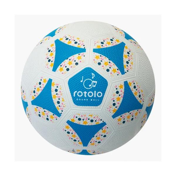 ●ボール内に鈴を３個入れてあるため音がするのでボールがどこにあるかわかります。●ブチル製チューブにナイロン糸を巻き付けた構造で空気漏れも少ないボールです。【サイズ】4号・直径20cm【質量】372g【材質】天然ゴム、ブチルゴム、プラスチック製ベル