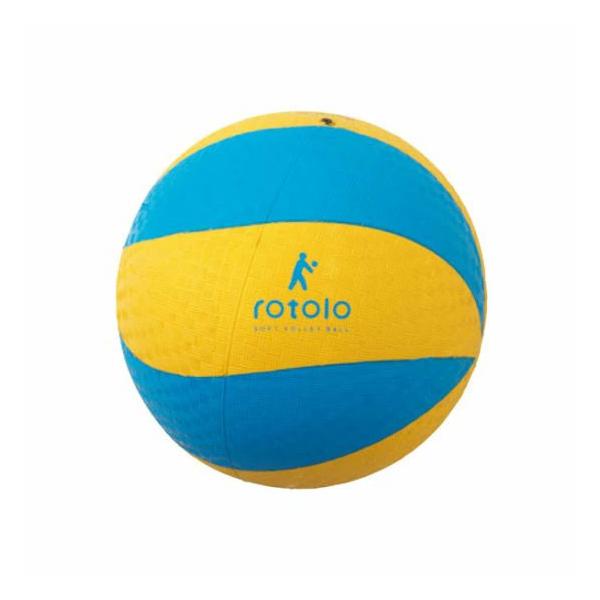 ●ソフトな感触でやわらかいソフトバレーボールです。【サイズ】8号・直径：220mm【質量】229g【材質】合成ゴム(ブチル入り)