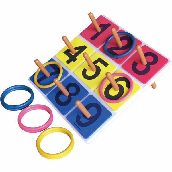 ●数字板9枚が自由に並び替えられます。●コンパクトなのでどこでも楽しめます。【サイズ】幅30cm×奥行30cm×高さ13.3cm【質量】1.07kg【材質】ボード：木製、スタンド脚、ポール：ABS、輪：TPR、ナンバープレート：EVA【セッ...