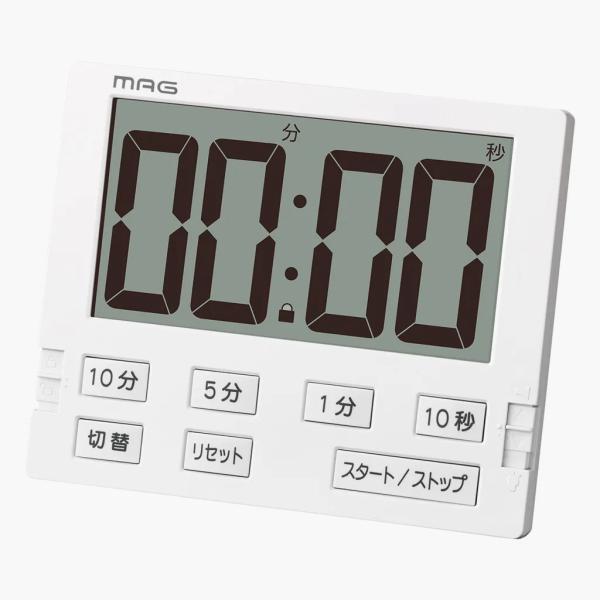 ●大き目サイズでグループワークなど複数人での使用もおすすめ。●「学習時間の計測」に特化したタイマー。音量を大・小・消音と切り替え可能。　消音モード時はカウントダウン終了のお知らせに気づきやすい「画面のバックライトが点滅」する仕様。●持ち運び...