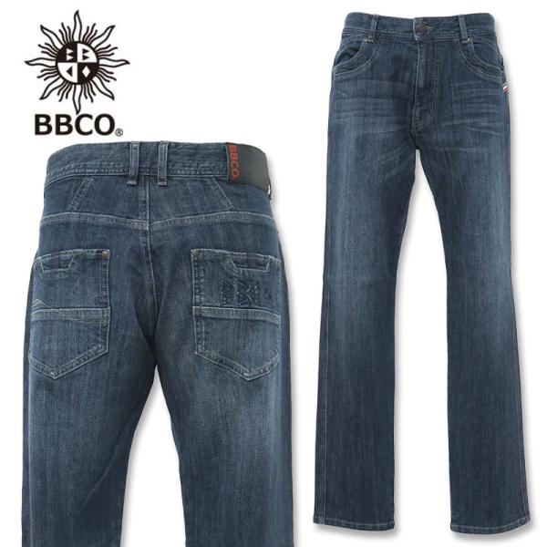 ■商品説明正規ライセンス商品、新品ですビビコのジーンズパンツですブランド：BBCO ビビコ品番：35-5301-01N-49素材：綿 98％ ポリウレタン 2％　　　パッチ部分 合成皮革カラー：インディゴ（49）サイズ：91 95Made ...