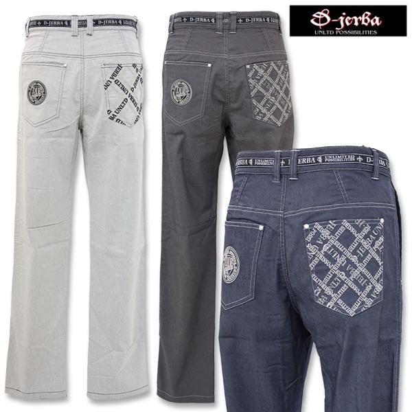 ■商品説明正規ライセンス商品、新品です。ジェルバワンタック薄手のカジュアルパンツジーパン ジーンズ パンツ ズボンブランド：ジェルバ JERBA品番：411012カラー：ライトグレー（12）ブラック（15）ネイビー（99）サイズ：79 82...