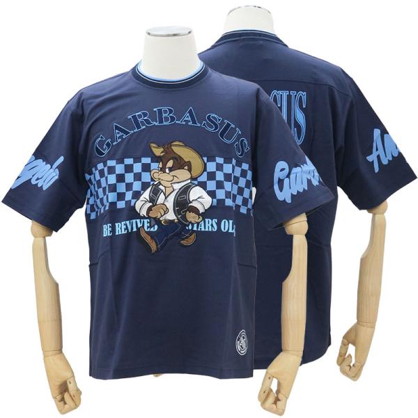 ■商品説明正規ライセンス商品、新品ですアンジェロガロバスの半袖Tシャツですブランド：ANGELO GARBASUS アンジェロ ガルバス メンズ品番：81-2503-03-49-Lカラー：ネイビー（49）サイズ：48（L）素材：本体 綿10...