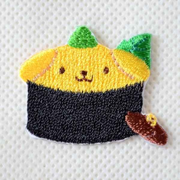 サンリオ(Sanrio)のこげ茶色のベレー帽がトレードマークの、ゴールデンレトリバーの男のコ、ポムポムプリンのかわいい刺繍ワッペン・パッチです。お寿司をモチーフにした可愛い新商品「さんりお寿司」が登場しました。100円玉より少し大きいくらい...