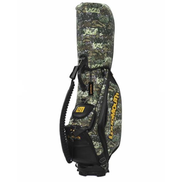 【LOUDMOUTH Tags Camo ラウドマウス タグスカモ 9インチ キャディバッグ 新品!!【775999-159】本格派ゴルファーに向けた9インチキャディバッグ。 ◎特徴 ・4.6kgと、重厚感と高級感を兼ね備えたマット感のある...