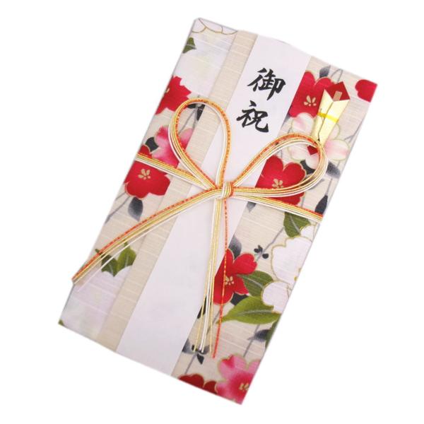 和柄小風呂敷で出来たオシャレで上品な御祝儀袋。広げると小風呂敷になりますので、後々色々（ランチクロス・ひざ掛けチーフ・ハンカチ等）使えて重宝します。御祝をお渡しした後も、相手様にいつまでも使って頂ける心に残る一品に。蝶結び（花結び）はほどい...