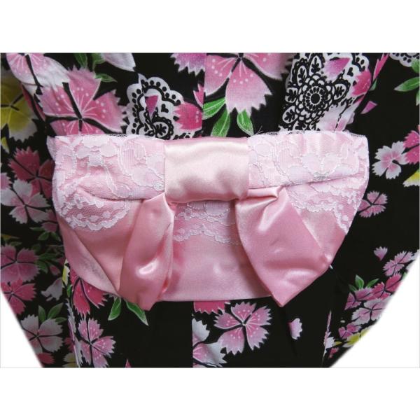 浴衣に可愛い結び帯。帯結びが苦手な人＆浴衣初心者も楽々ＯＫ。 巻いてマジックベルトでペタっとつけるだけで出来上がりの付け結び帯なので簡単に結べます。 時間のない時でも安心。 花柄レース付で浴衣姿更に可愛く＆華やかに。どんな色柄の浴衣にも合わ...