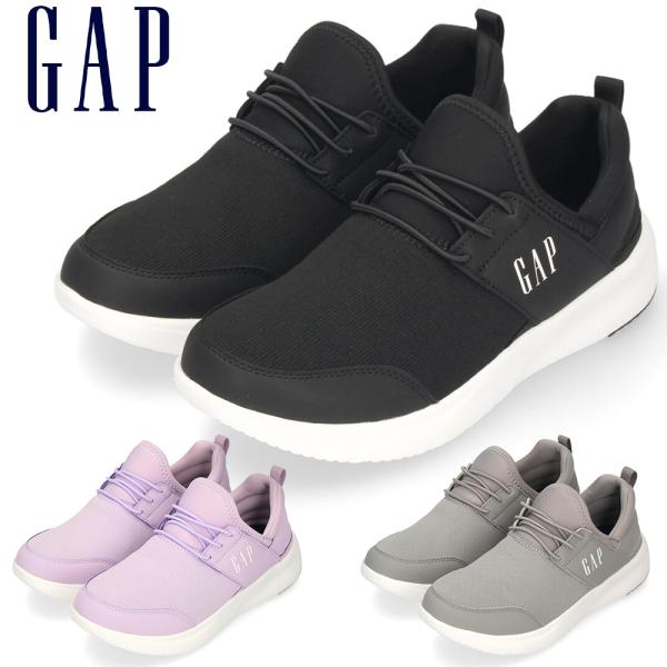 ニット素材で軽量　人気ブランドGAPのスニーカー　人気ブランド「GAP」のスニーカーです。アッパーはメッシュ素材を採用し、軽量かつクッション性に優れたスニーカーです。スリッポンタイプで脱ぎ履きも楽々！シンプルで統一性のあるカラー配置で通学、...