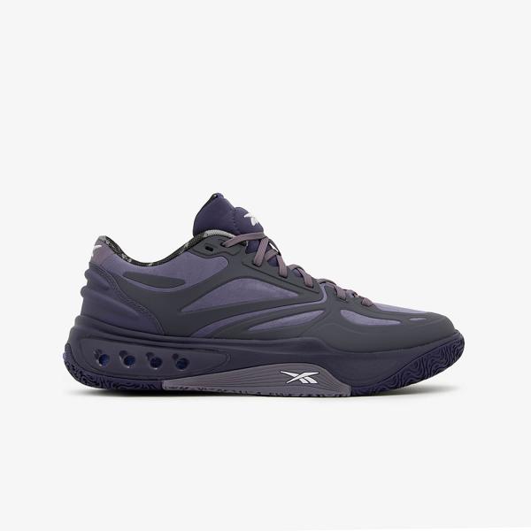 reebok ENGINE A品目：ユニセックスバスケットボールシューズ品番：100230675カラー：パープル フュージョン/ウォッシュド ブラック/ムーブメント パープルアッパー：合成繊維/人工皮革ミッドソール：合成樹脂アウトソール：ゴ...