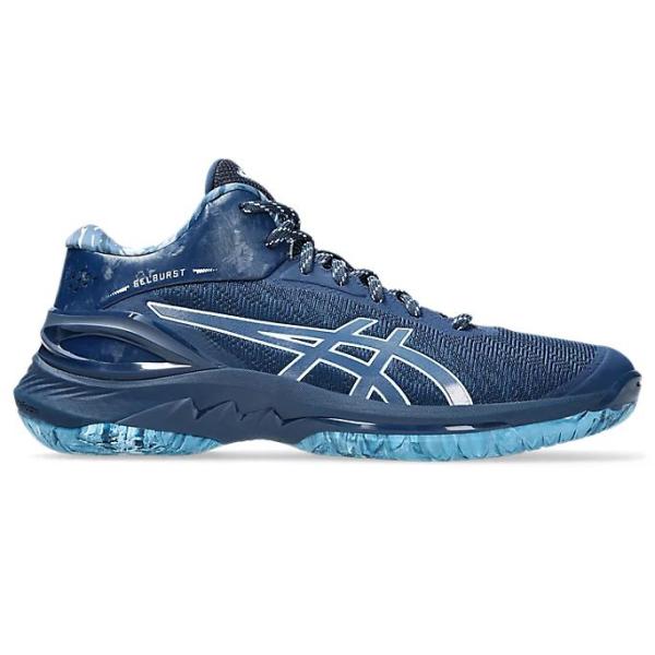 asics GELBURST 28品目：メンズバスケットボールシューズシーズン：2025年モデル品番：1063A099カラー：400 Night Sky/Grand Sharkアッパー：合成繊維/合成樹脂/人工皮革ミッドソール：合成樹脂アウ...