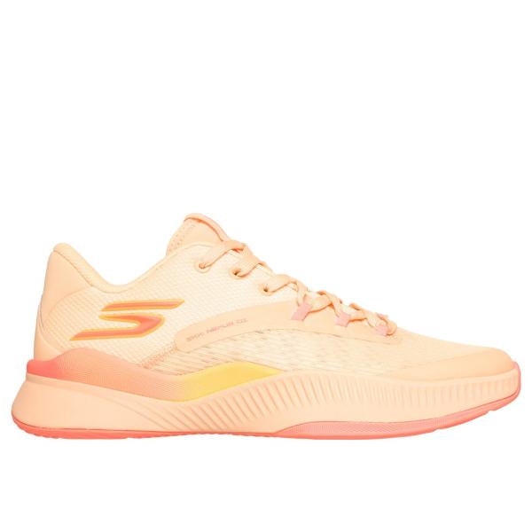 SKECHERS SKX NEXUS品目：メンズバスケットボールシューズ品番：253015-PCHカラー：ピーチアッパー：合成繊維/合成樹脂ミッドソール：合成樹脂アウトソール：ゴム底生産国：中国素早い動きと優れたレスポンスを体感できるSke...