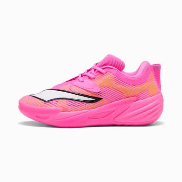 Puma All-Pro Nitro 2 SHOWTIMEPUMA Hoopsの最新テクノロジーを結集した「オールプロ NITRO 2 SHOWTIME PACK」から、ハイパフォーマンス志向のバスケットボールシューズが登場。多方向への動き...