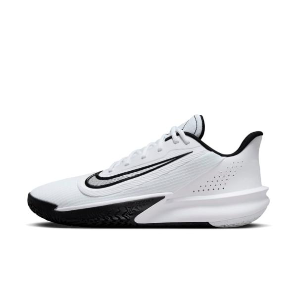 NIKE PRECISION VII品目：メンズバスケットボールシューズシーズン：2024年フォールモデル品番：FN4322カラー：101 ホワイト/ブラックアッパー：合成皮革/合成樹脂/合成繊維ミッドソール：合成樹脂アウトソール：ゴム底生...