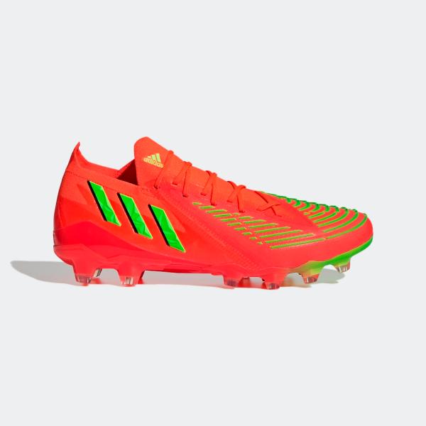adidas PREDATOR EDGE.1 Low Japan HG/AG品目：メンズサッカースパイク固定式シーズン：2022年Q3モデル品番：GV8486カラー：ソーラーレッド/チームソーラーグリーン/コアブラックアッパー：合成皮革/合...