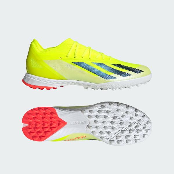 adidas X CRAZYFAST ELITE TF品目：メンズサッカートレーニングシューズシーズン：2024年Q1モデル品番：IF0664カラー：チームソーラーイエロー/コアブラック/フットウェアホワイトアッパー：合成繊維/合成樹脂ミッ...
