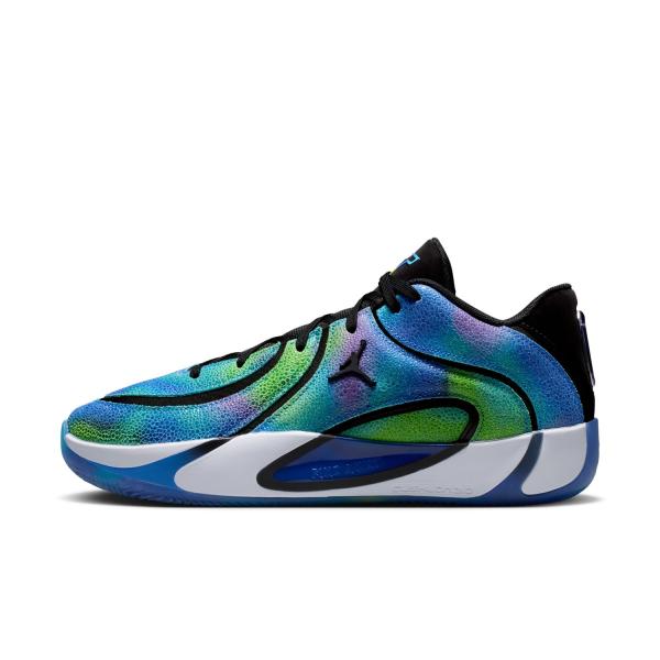 JORDAN TATUM 4 LEA PF品目：メンズ バスケットボール シューズ"Smooth Soul Volume 2"は、セントルイスのサウンドへのオマージュ。リズムに根ざし、進化をとめない。洗練されたハイパーロイヤルのアッパーには...
