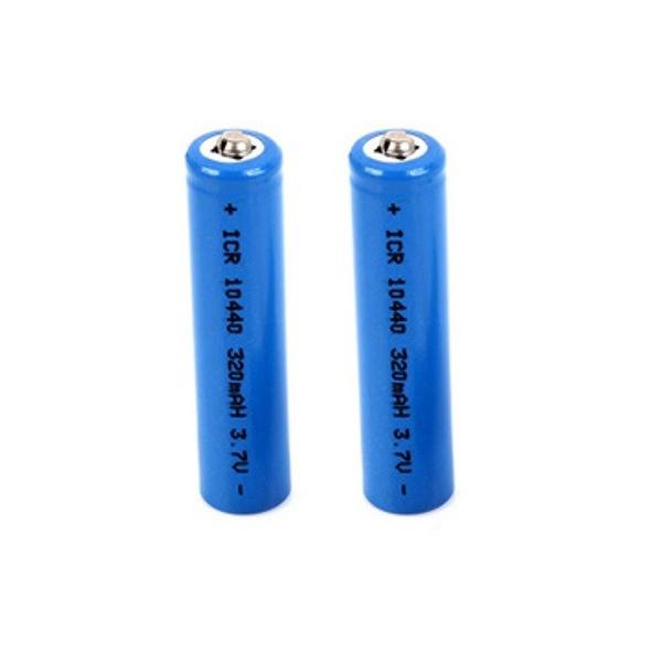 <仕様><BR>用途：高容量　単四形　リチウム充電式電池 10440　3.7V  320mAh <BR>電圧：3.7v <BR>サイズ：長さ：4.5cm　　直径：1cm<BR>重　...