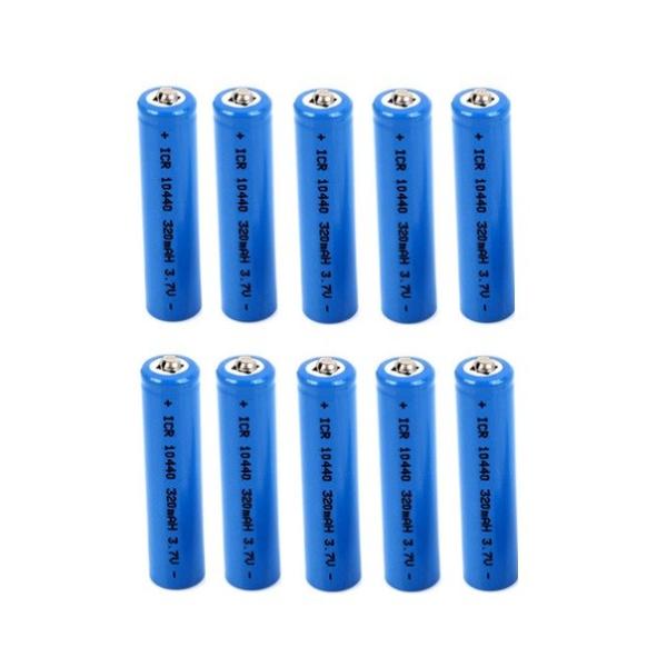 <仕様><br><br>　用途：高容量　単四形　リチウム充電式電池 10440　3.7V  320mAh <br>電圧：3.7v<br> サイズ：長さ：4.5cm　　直径：1cm&...
